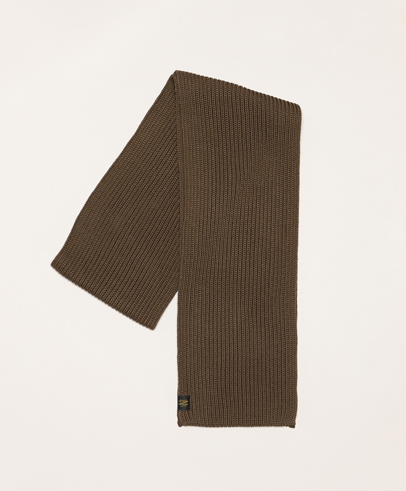 Solid Wool Muffler(FREE Olive/オリーブ): BATONER