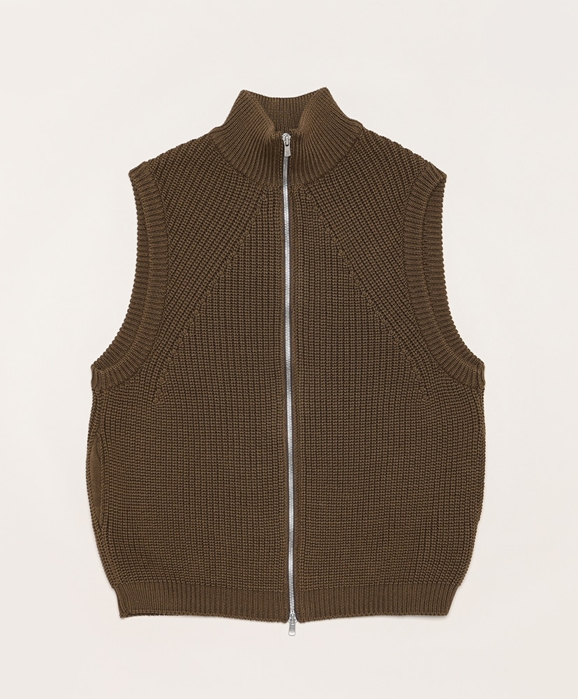 Men Signature Drivers Vest (Solid Wool)(1(MEN) Black/ブラック): BATONER