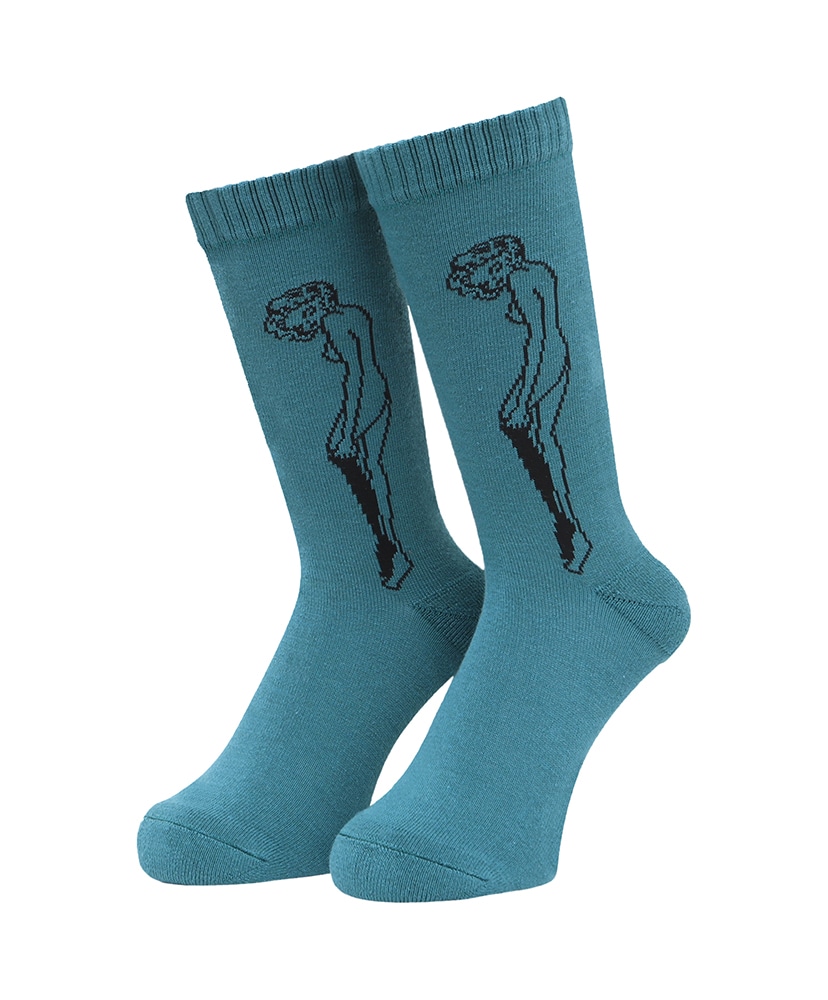 Cathie Socks(25-28cm Deep Slate/ディープスレート): WHIMSY