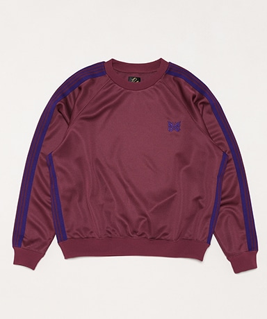 【NEEDLES/ニードルズ】Track Crew Neck Shirt-Poly Smooth