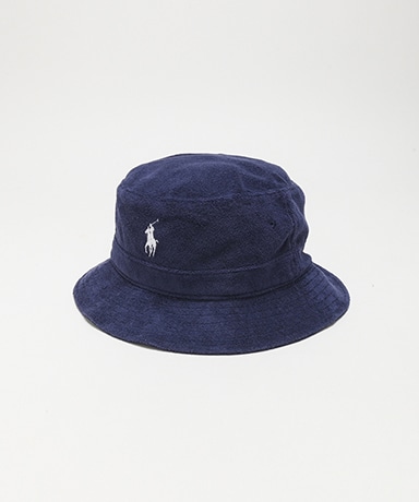 【POLO RALPH LAUREN/ポロラルフローレン】Cotton Blend Terry Bucket Hat